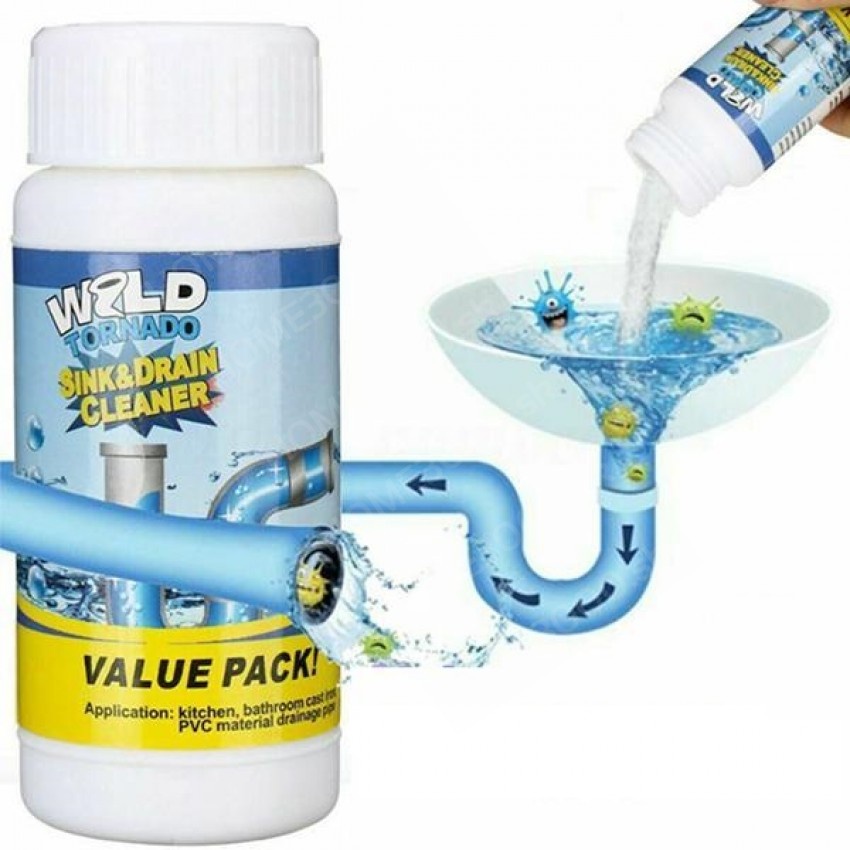 Declogger Anti Clogging Pipeline Dredging Powder Sink & Drain Cleaner ...