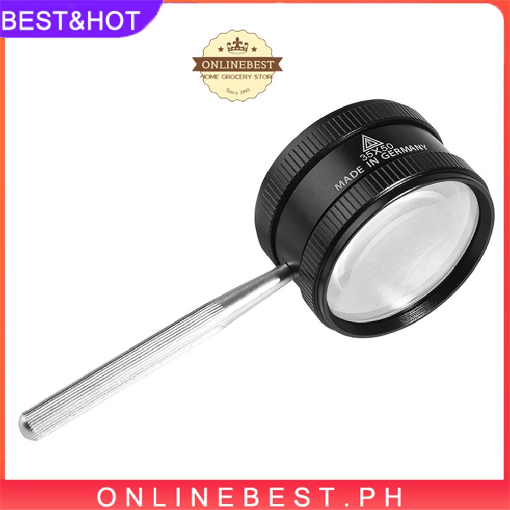[onlinebest.ph] Handheld Optical Lens Magnifying Glass 35x50 Jewelry ...