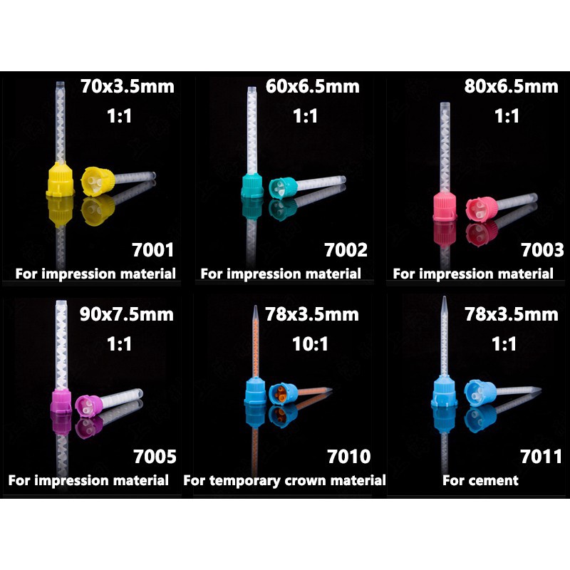 Dental Impression Material Mixing Tips 50Pcs/Pack | Shopee Philippines