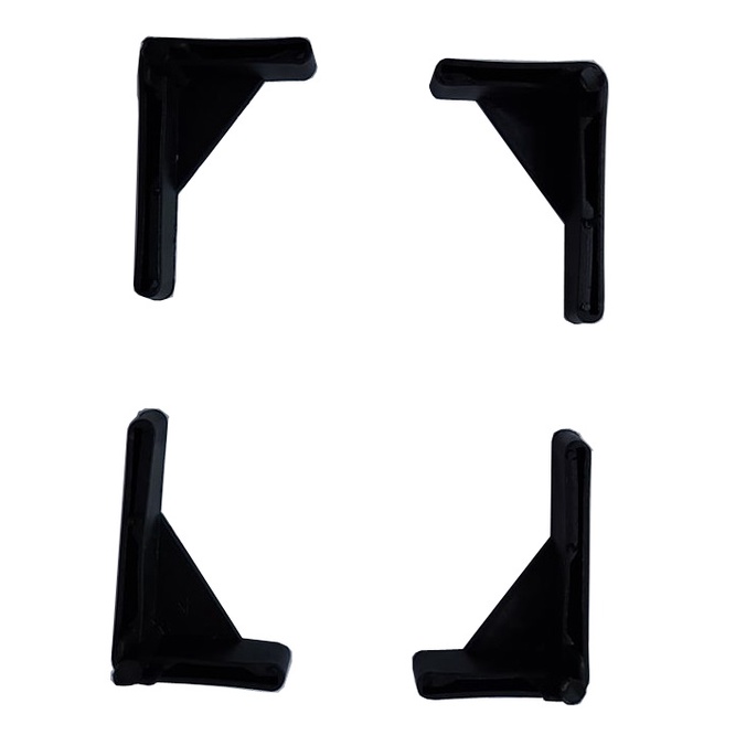 2" Plastic Footer Set of 4 (Black) | Shopee Philippines