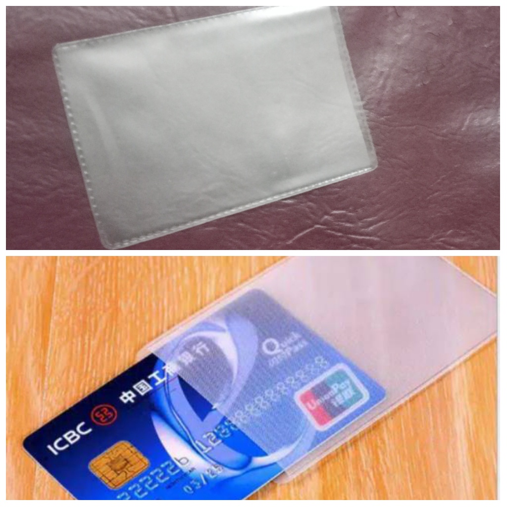 Plastic KTP SIM ATM etoll etol credit card - protective cover name id ...