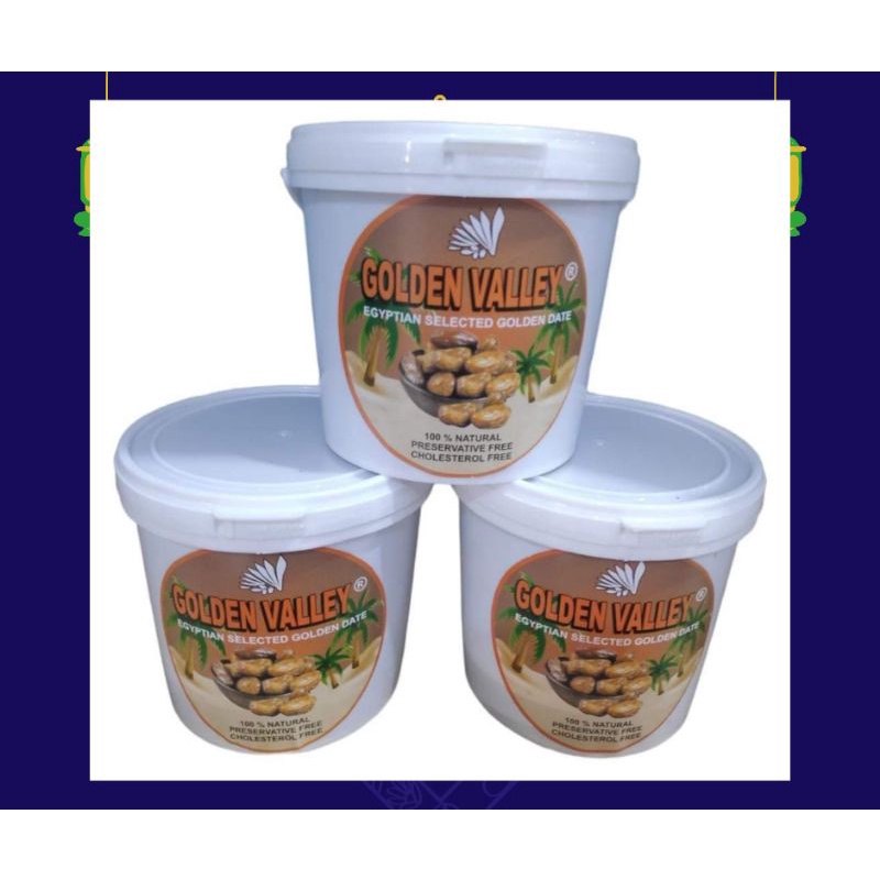 Golden Valley Dates Natural Sweet East Dates Bucket | Shopee Philippines