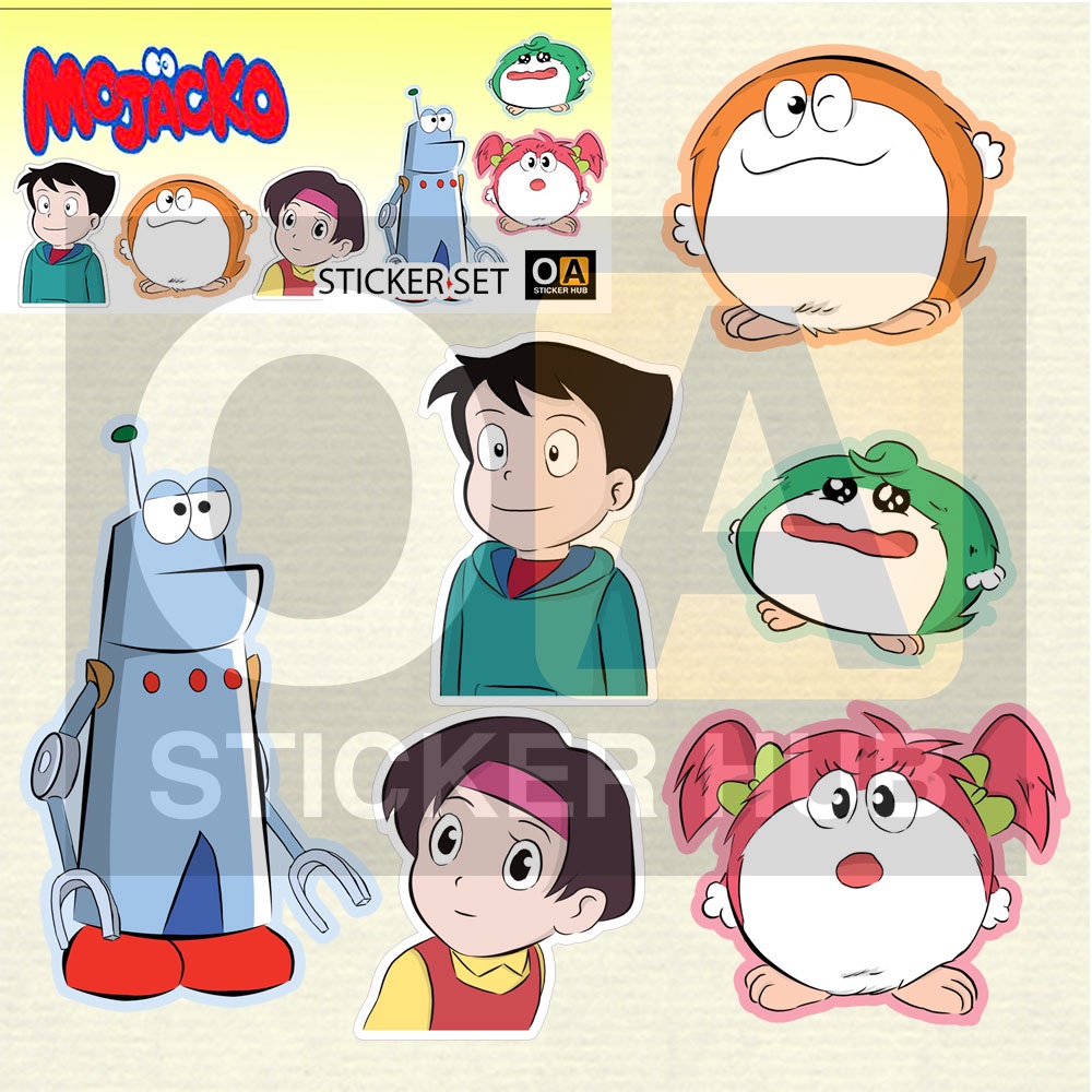 Mojacko vinyl sticker set | Shopee Philippines