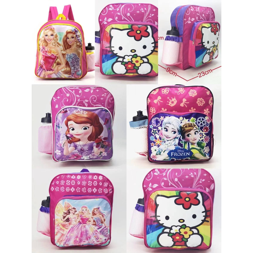 Backpack School Bag Character Backpack With Thumbler Small For Girls ...