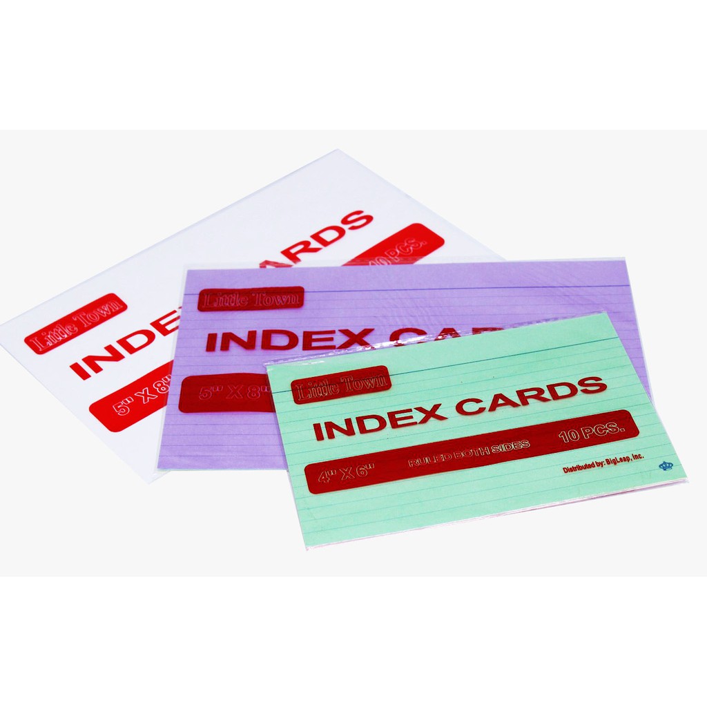 CORONA INDEX CARD ASSORTED COLOR 5" x 8" - 10 SHEET | Shopee Philippines