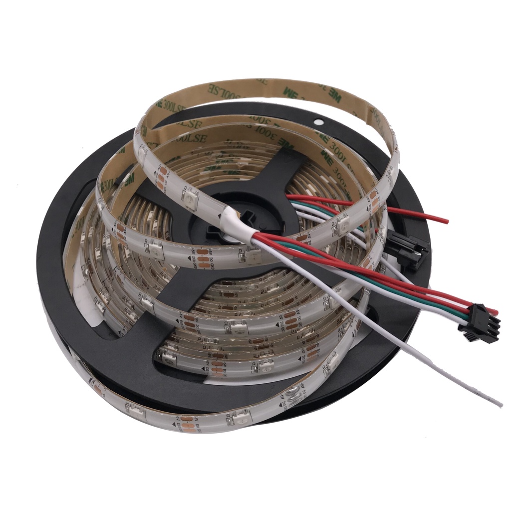 1-5M WS2812B Led Strip 30 pixels/leds/m Smart 5050 RGB led Strip light ...