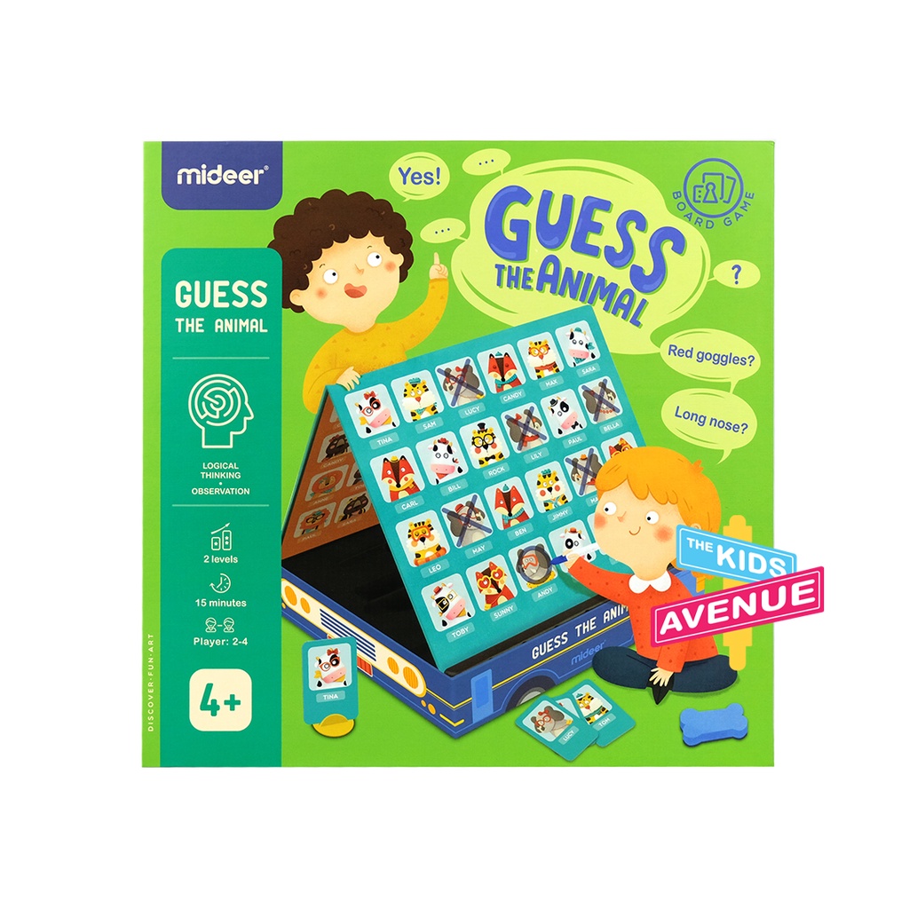 MiDeer Guessing Card Game - Guess the Animal | Shopee Philippines