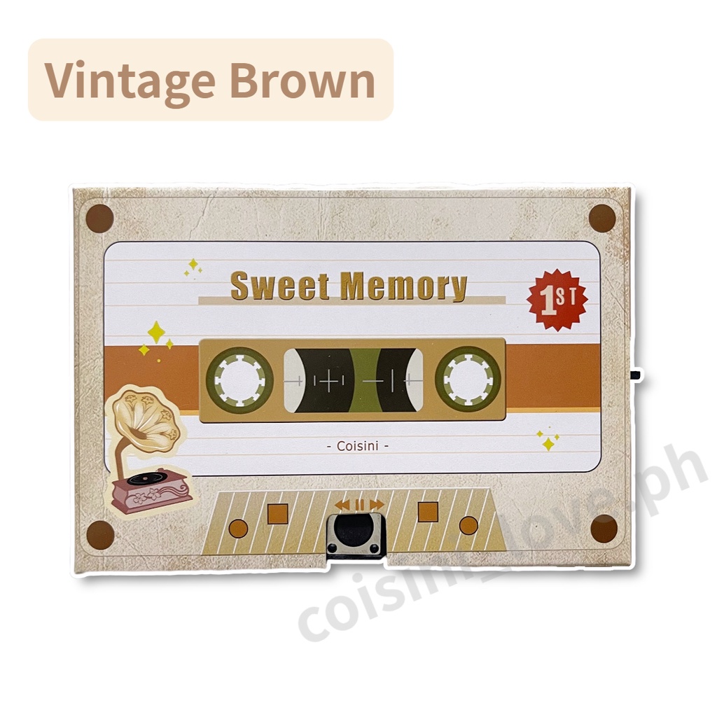 [Coisíní] 1Pcs Recording Voice Music Recorder Card Vintage Recording ...