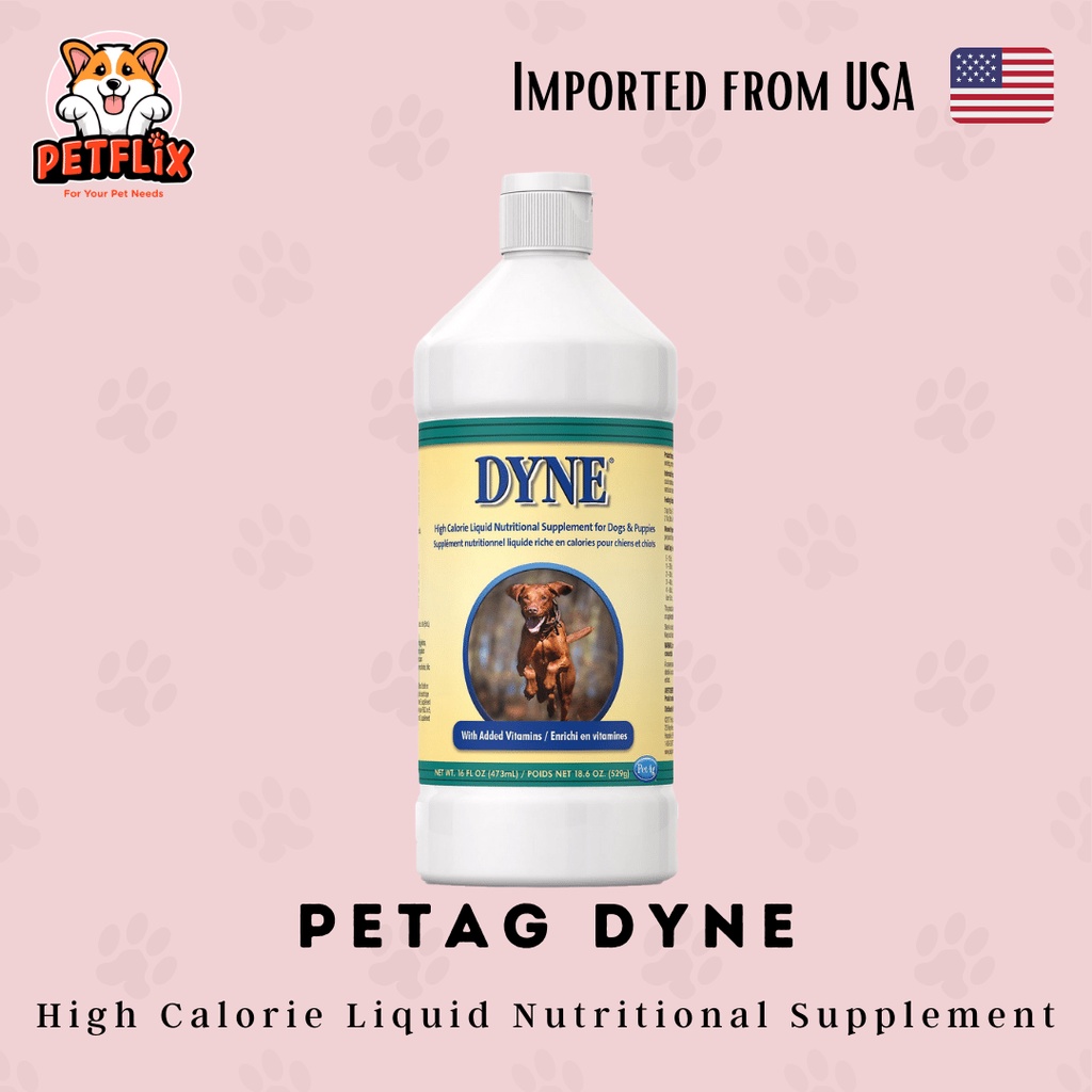 PetAg Dyne High Calorie Weight Gainer Liquid Dog Supplement | Shopee ...
