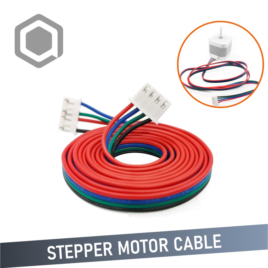 Stepper Motor Terminal Cable 1m/1.5m - Dupont / XH2.54 (4 pin) to PH2.0 ...