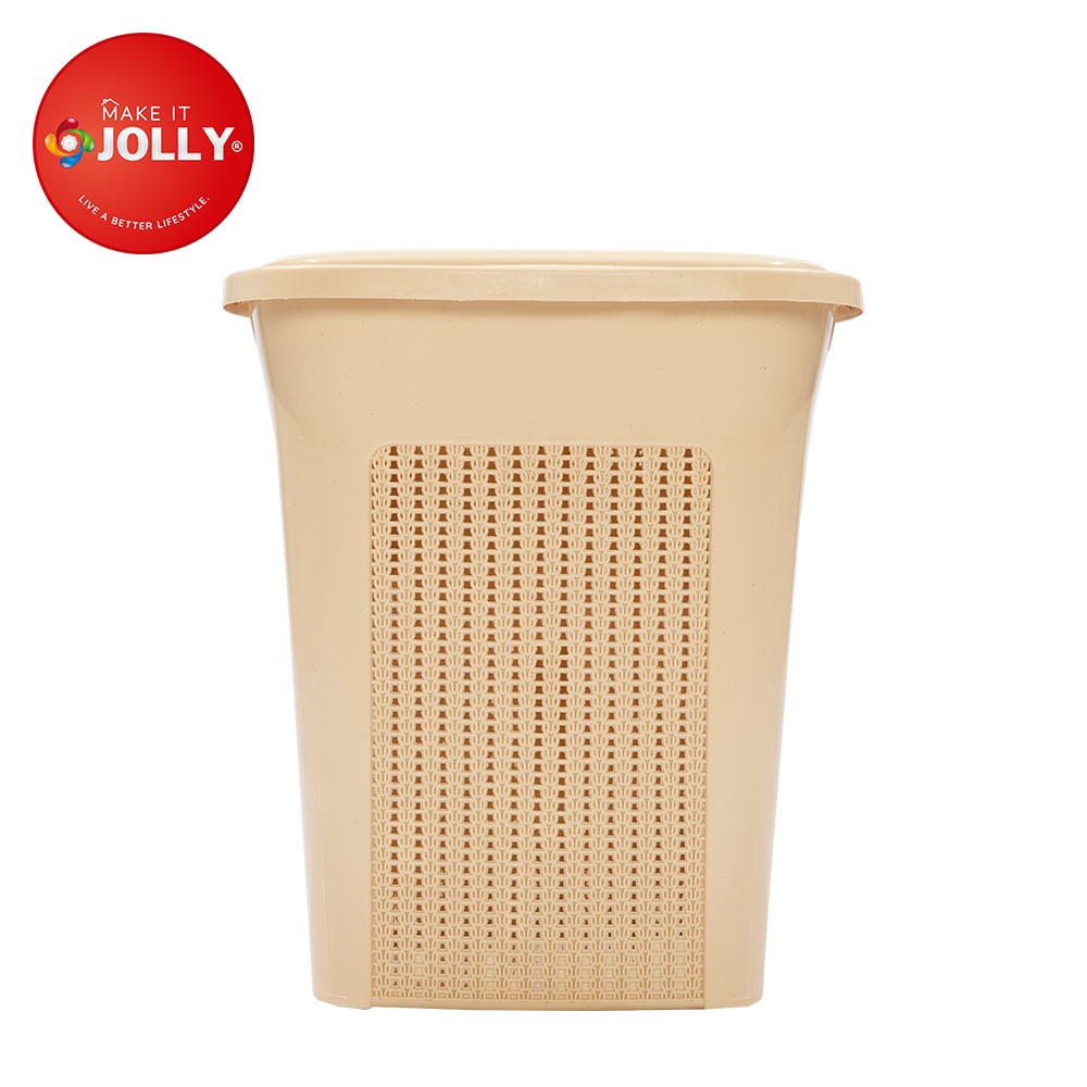 JOLLY PLASTIC Rattan Laundry Basket Medium | Shopee Philippines