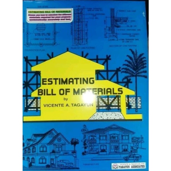 Estimating Bill Of Material By Vicente A. Tagayun | Shopee Philippines