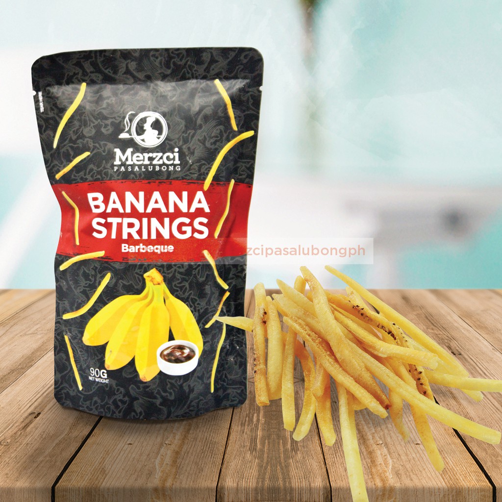 Merzci Banana Strings 90grams (BBQ, Cheese, Sour Cream Flavors ...