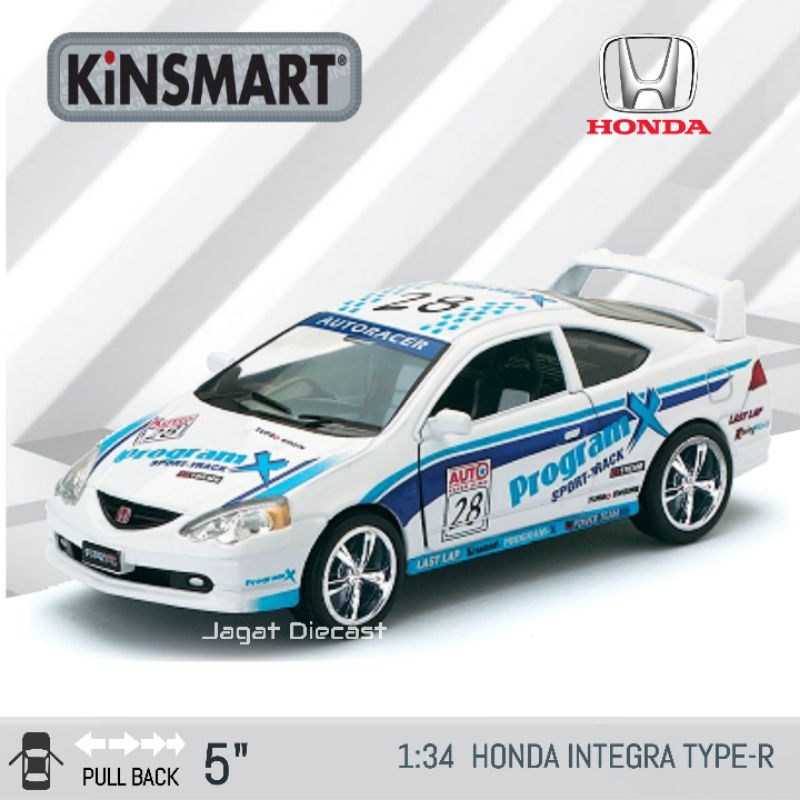 Kinsmart Street Fighter Honda Integra Type R Streetfighter Car Toy ...