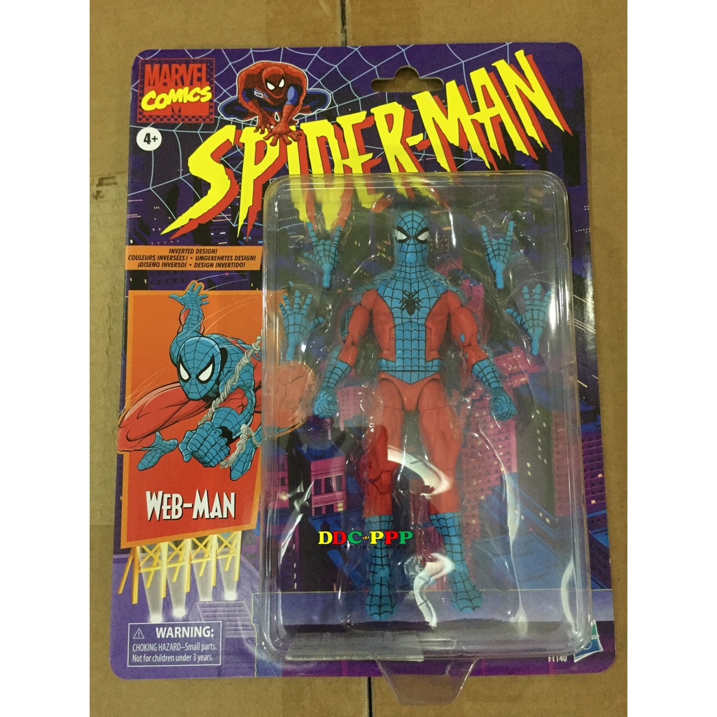 WEB-MAN Spider-Man Marvel Legends 6-Inch Action Figure Exclusive ...