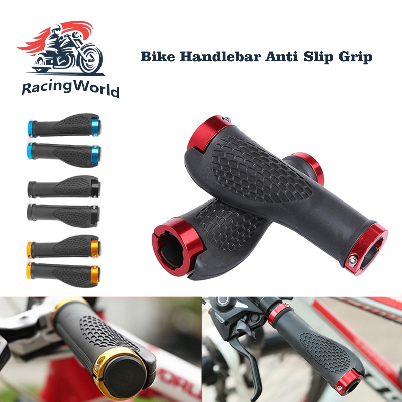 New One Pair Bike Handlebar Grip Anti-Skid Rubber Covers MTB Road ...