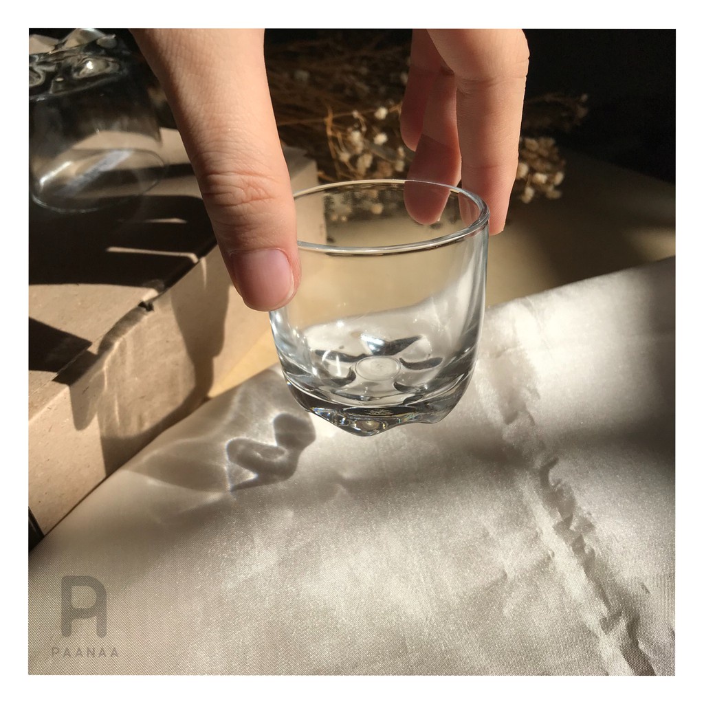 Small Aesthetic Glass Sloki Glass Photo Props Simple Minimalist Candle ...