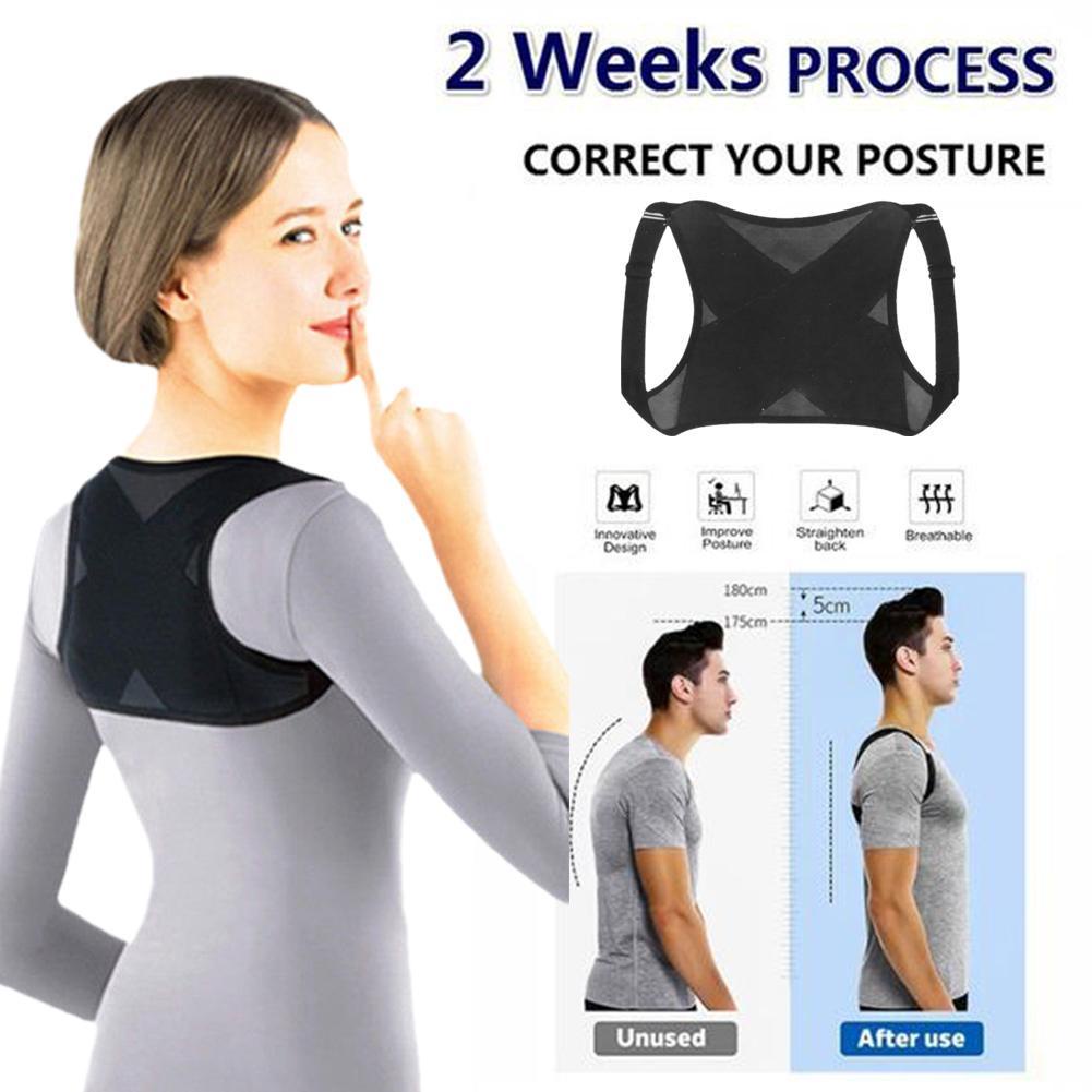 Summer Style Adult Invisible Posture Correction Belt Back With Chest To ...