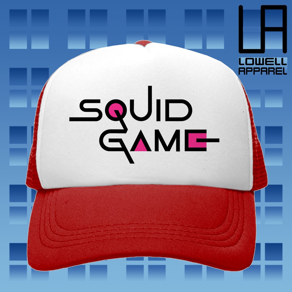 Squid Game Logo Kdrama Squid Game Netflix Baseball Mesh Cap ...