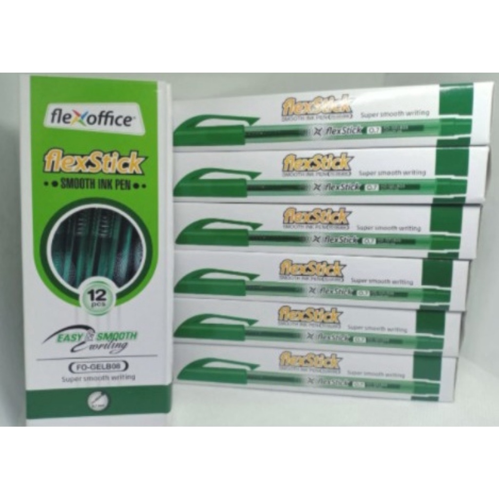 Flex stick ballpen black/blue/red/green /B&e ballpen /sold per box ...