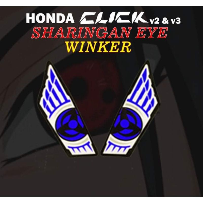 Honda Click V2 /V3 Eye WINKER SHARINGAN/ Click Stickers /Click ...