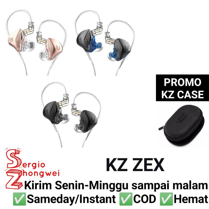 Kz ZEX ElectroStatic Dynamic Driver In-Ear Monitor KZ EDX Pro KZ AZ09 ...