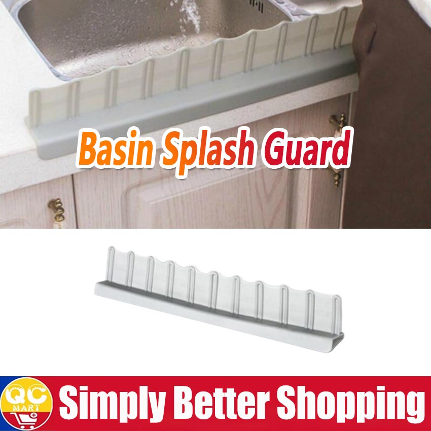 Practical Water Splash Guard Basin Sink Water Splash Guard for Kitchen ...