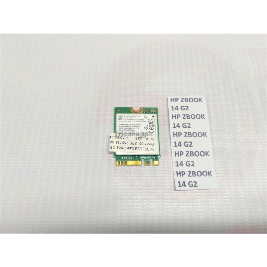 Laptop Parts HP ZBOOK 14 G2 WIFI CARD | Shopee Philippines