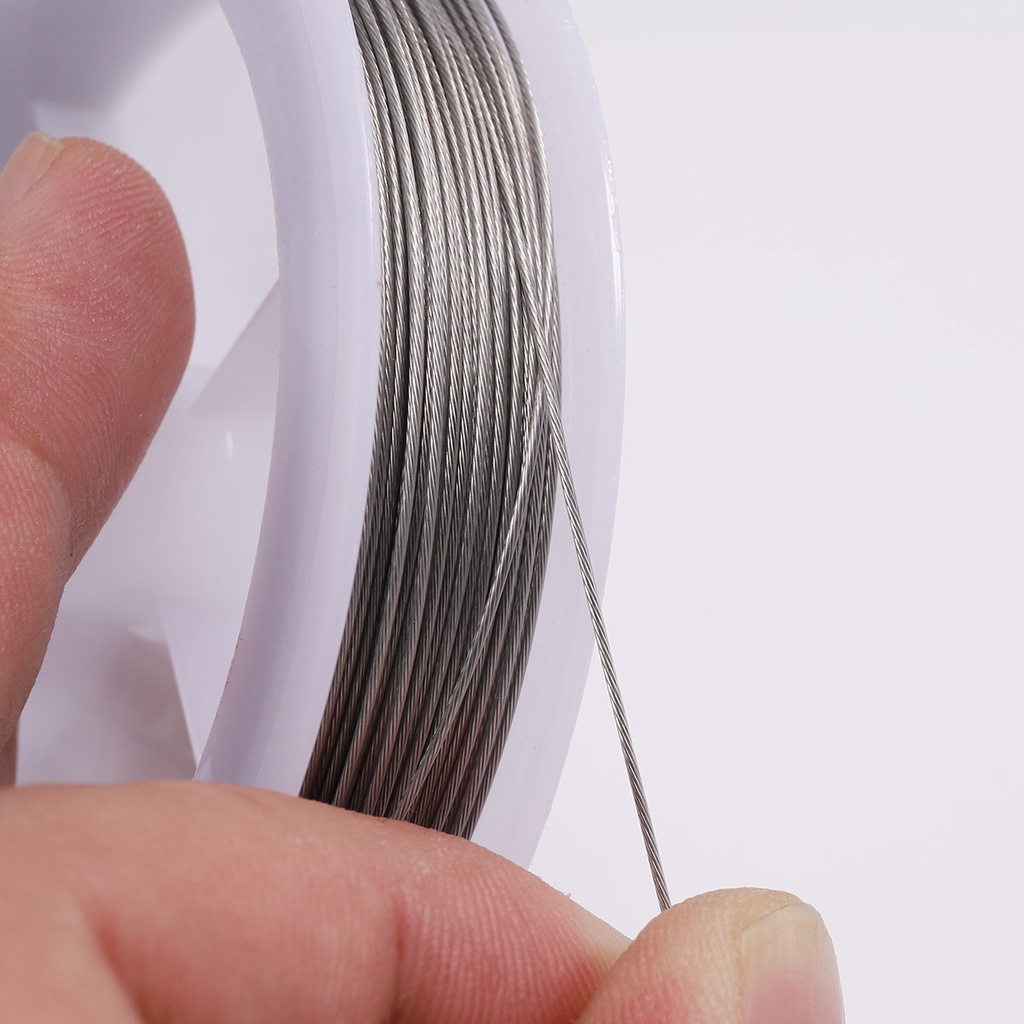St.Kunkka Resistant Strong Wire Stainless Steel Tiger Tail Beading For ...