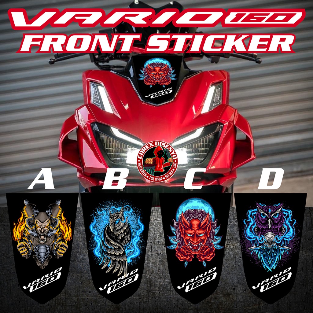 CLICK VARIO 160 FRONT STICKER | Shopee Philippines