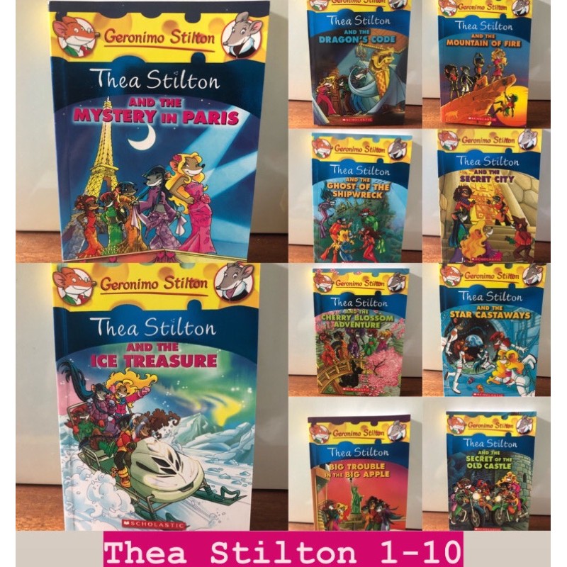 Thea Stilton Collection Set Books #1-10 Brand New Paperback | Shopee ...