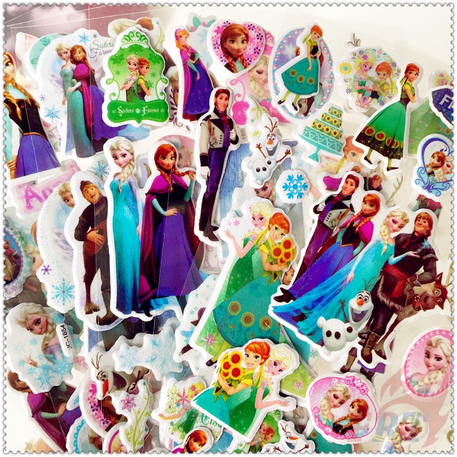 5Sheets Frozen Q-1 DIY Rewards Sticker 3D Puffy Bubble Stickers ...