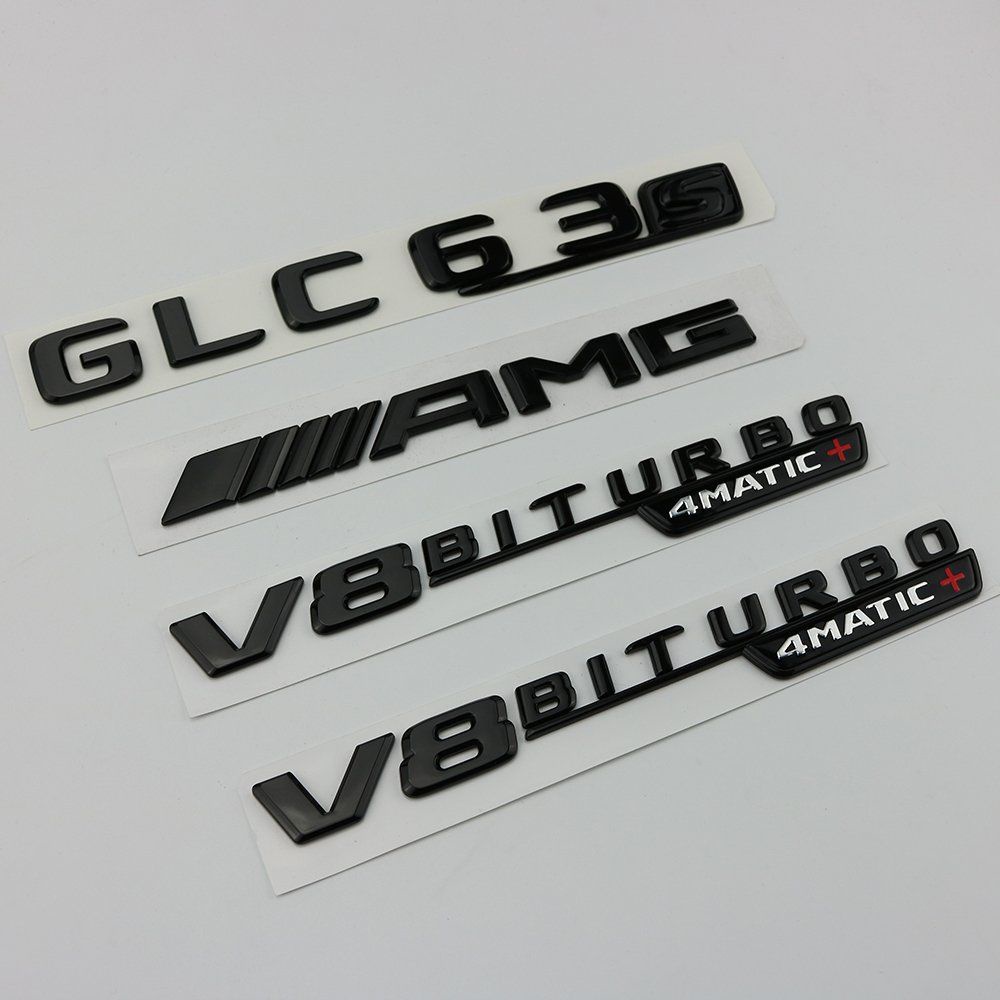 Mercedes-benz Car Logo C63S A45 GLA45 CLA45 CLS63 E63 S AMG Word Label ...