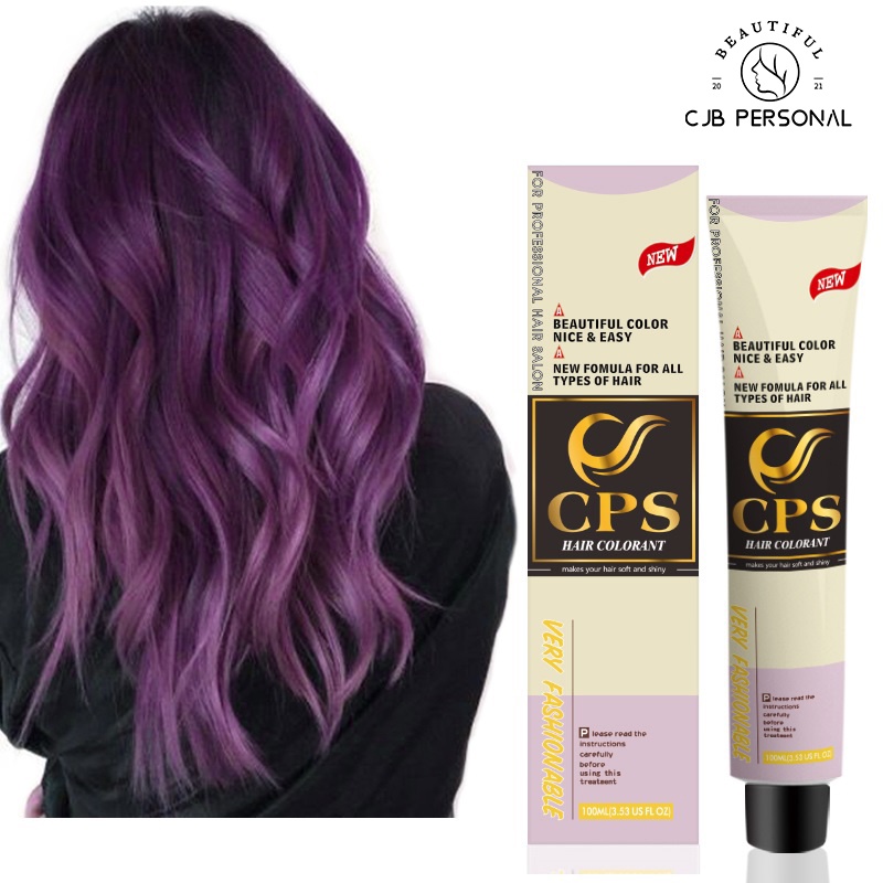 CPS Hair Color Hair Dye Coloring Cream 100ml (No Oxidizer) | Shopee ...