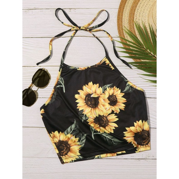 TRND TIE BACK HALTER TOP(100% ORIGINAL) | Shopee Philippines