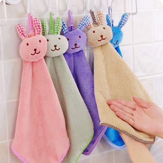 Color Kitchen bunny design ref Hand Towel (30x30cm) | Shopee Philippines
