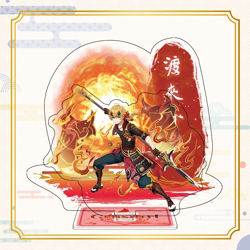 Genshin impact stand double layer stand Acrylic stand genshin impact ...