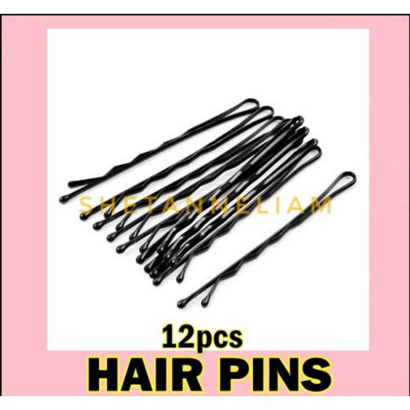 12 pcs Hair Pins (Small) | Shopee Philippines