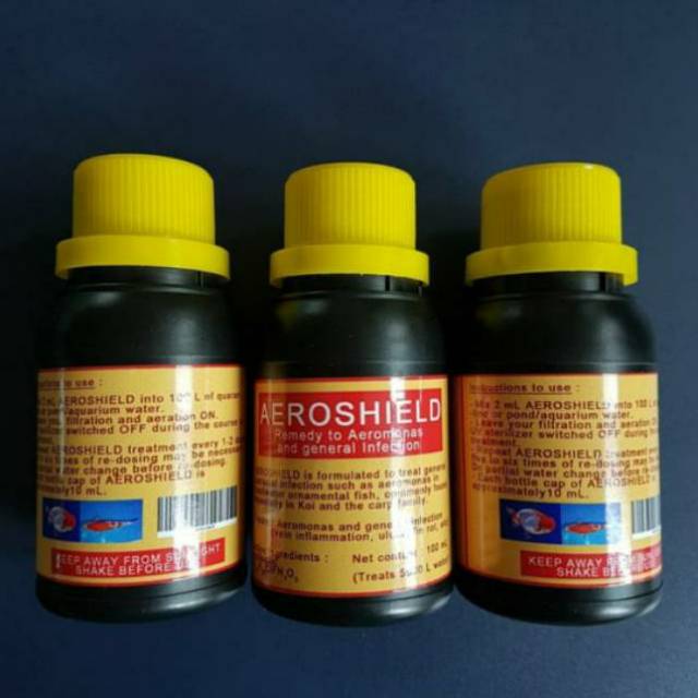 Aeroshield Medicine Aeromonas And 100ml Koi Fish Injection | Shopee ...