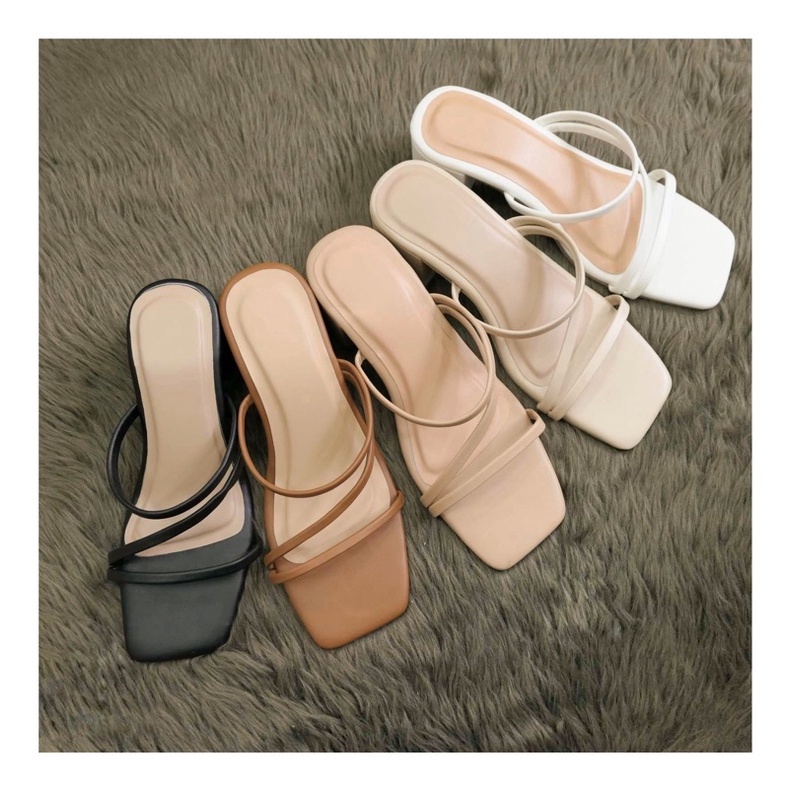 ⭐️ Kimi Stacey 2 inch Block Heels Sandals Casual Office Formal Korean ...