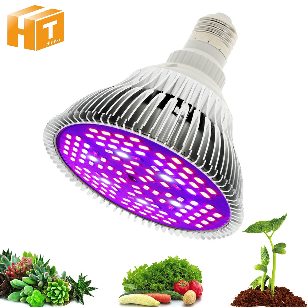 E27 LED Grow Light Bulb 6W / 10W / 30W / 50W ALL-IN-One Full Spectrum ...