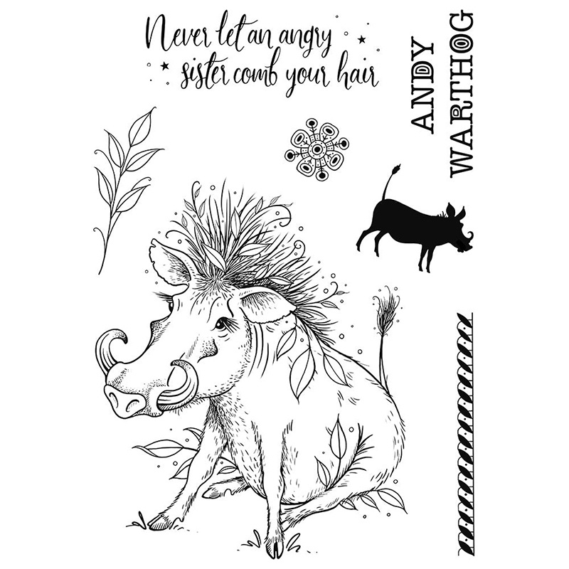 Warthog Clear Stamp Stencil for Diy Scrapbooking Handmade Paper ...