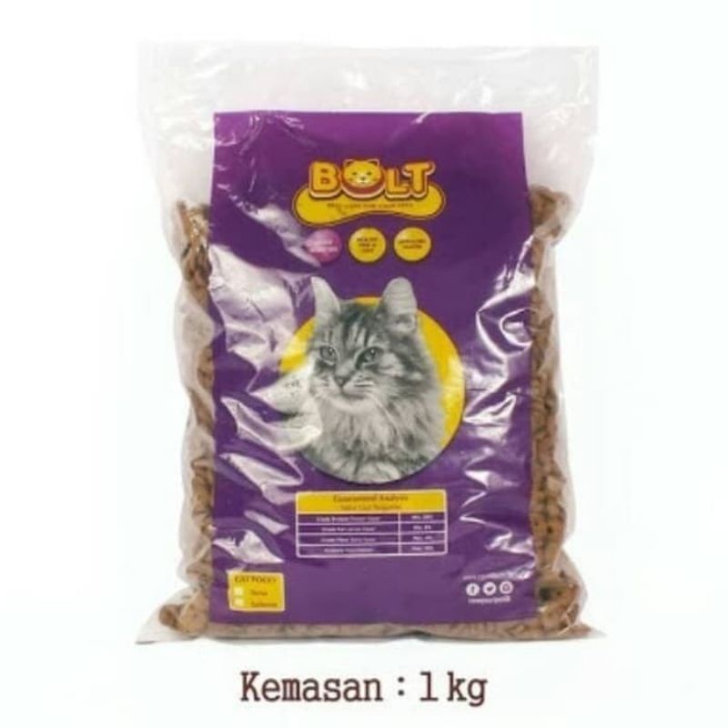 Bolt 1 kg Cat Food / Fish Tuna Bolt Cat Food | Shopee Philippines