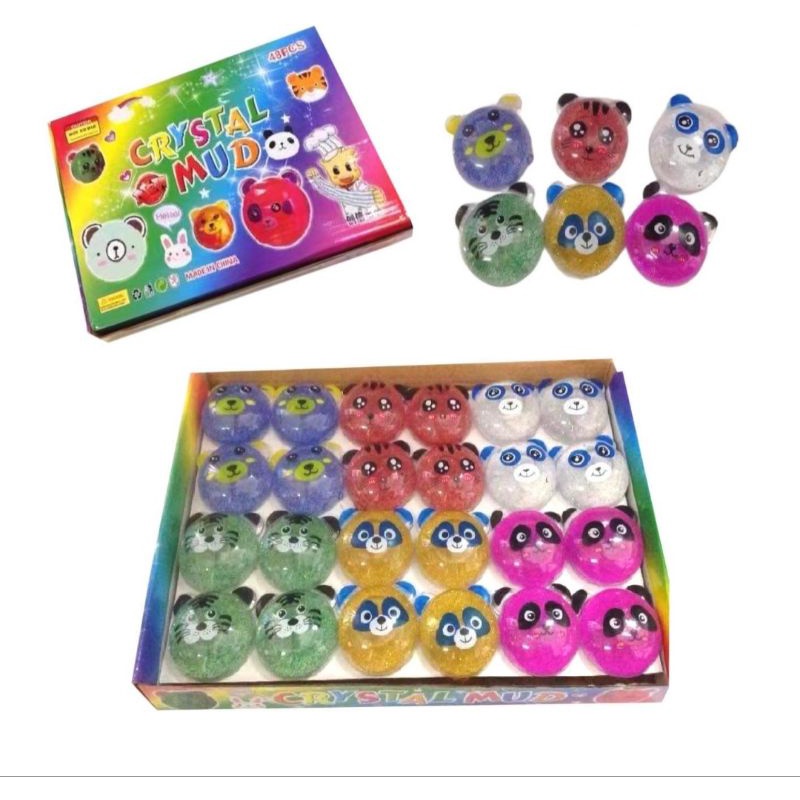 Panda Slime Box !!! 48pcs/Box | Shopee Philippines