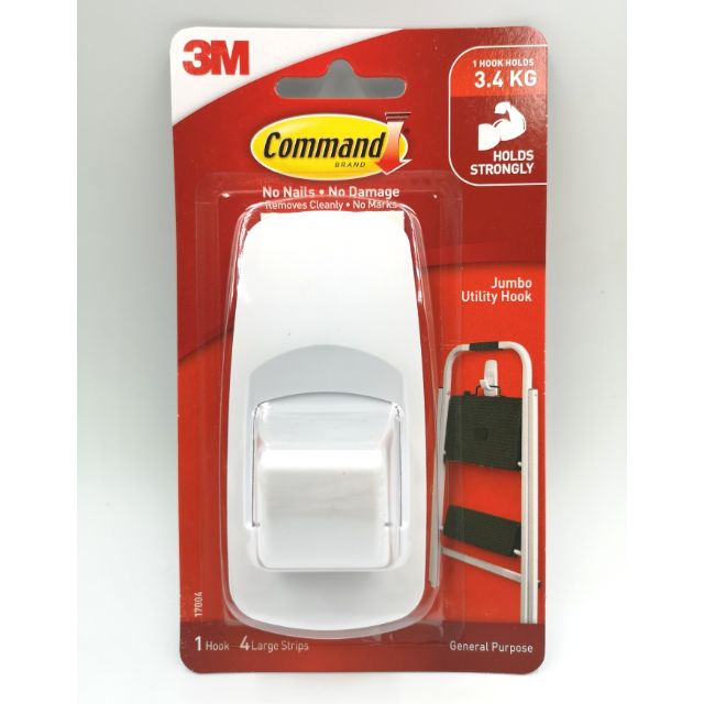 3M Command Jumbo Utility Hook-1732 | Shopee Philippines