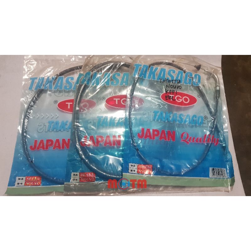 BRAKE / SPEED / THROTTLE CABLE FOR YAMAHA NOUVO (TAKASAGO) | Shopee ...