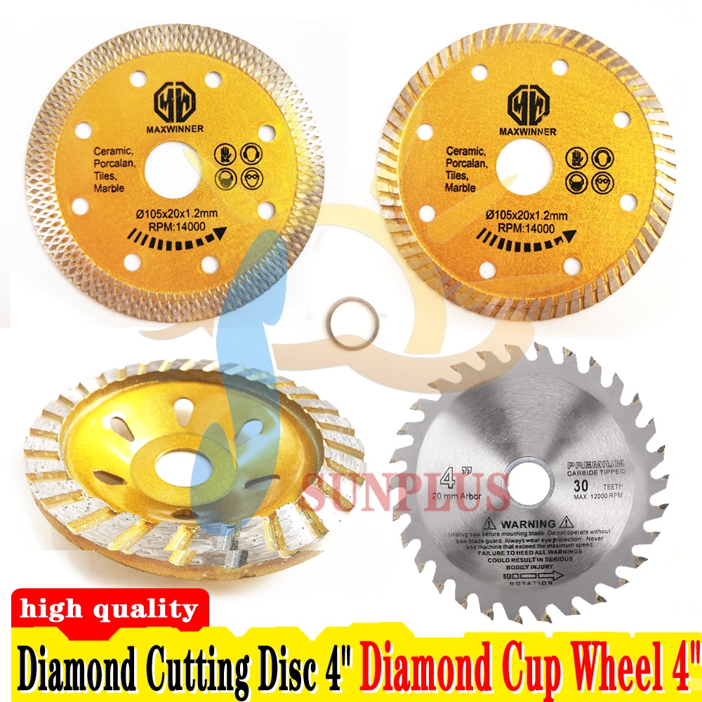TCT Saw Blade\Wood Circular Saw Blade\Diamond Cutting Disc 4" \ Diamond ...