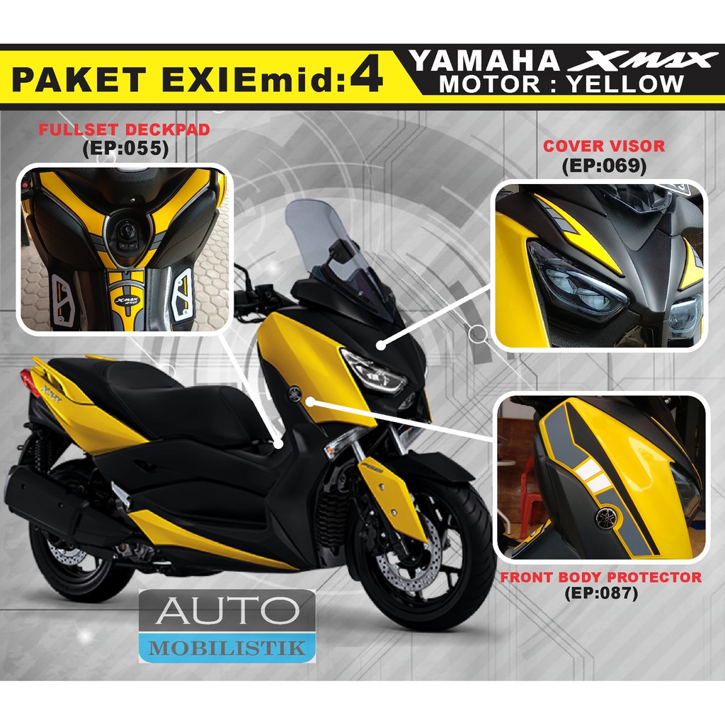 Xmax MIDDLE BODY PROTECTOR Package - XMAX STRIPING - XMAX Accessories ...