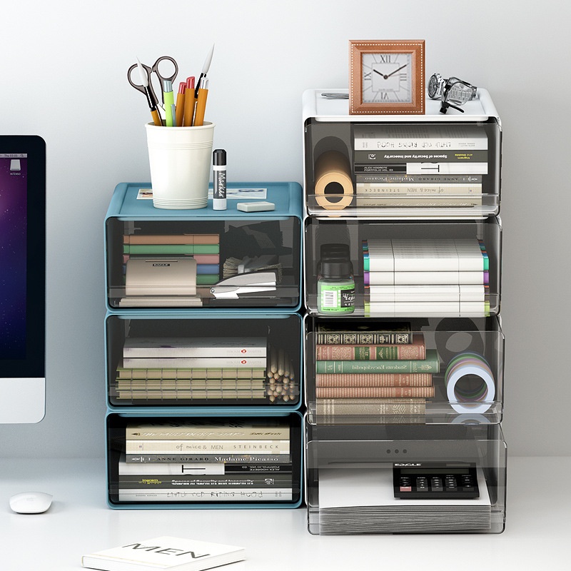 Desktop Storage Box Small Drawer Office Desk Storage Rack Dormitory ...