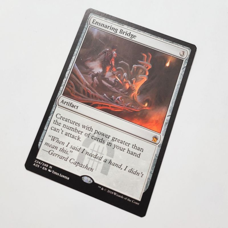 MTG Card ENSNARING BRIDGE Magic the Gathering Trading Card Game ...